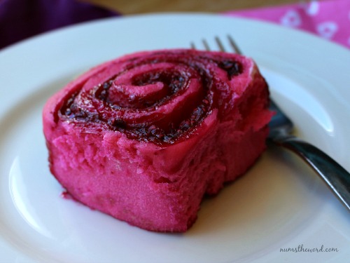 Pink Raspberry Sweet Rolls - delectabilities
